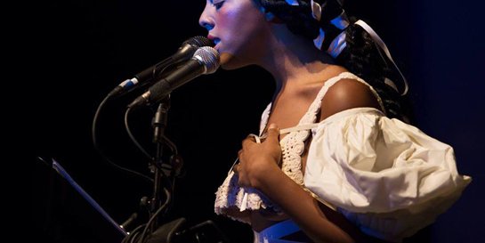 Performance-Künstlerin und Trans-Aktivistin Juliana Huxtable bei der ...